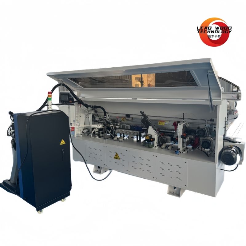 Industrial Heavy-Duty Automatic Edge Bander Machine PLC Control Wood ...