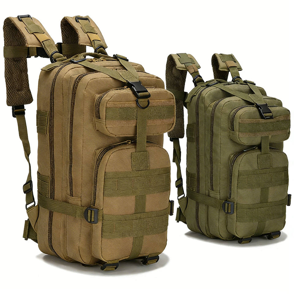 25L Tactical Molle Backpack - Waterproof Oxford High-Wear Resistance ...