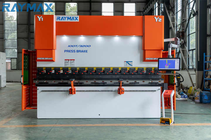 RAYMAX Fully Automatic Operation Hydraulic for Sheet Metal Bending Folding Machine CNC Press ...