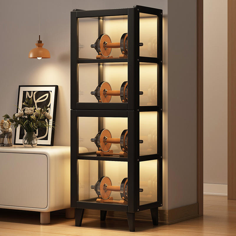 Hand-made European Style Bamboo Lego Display Cabinet Household ...