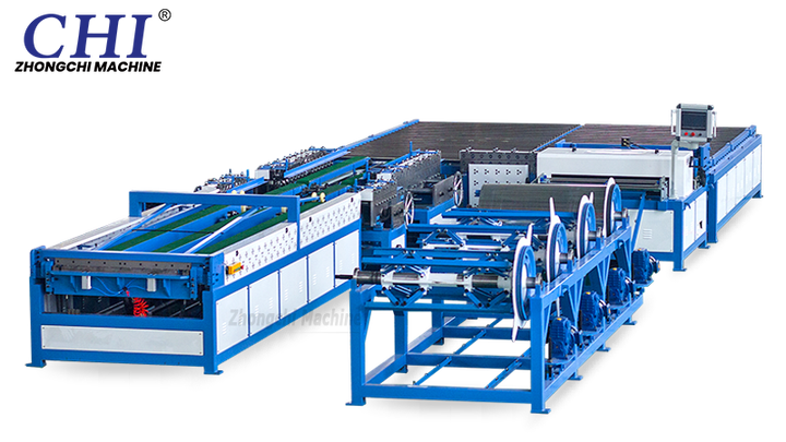Auto U-Shaped Duct Line 5 Ventilation Duct Making Machine for HVAC ...