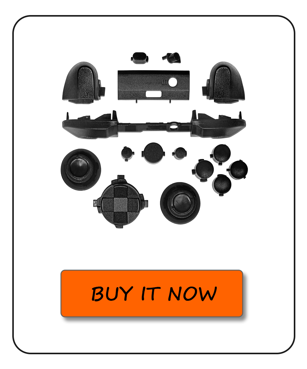 Wireless Controller Custom Tactile Dpad Action Buttons Lr Shoulder Key Mouse Click Kit For Ps5