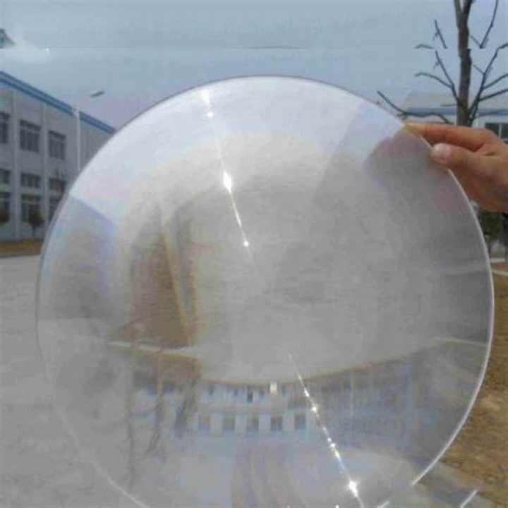 Round clear D30cm Condensing Fresnel Lens Acrylic Lens Scientific ...