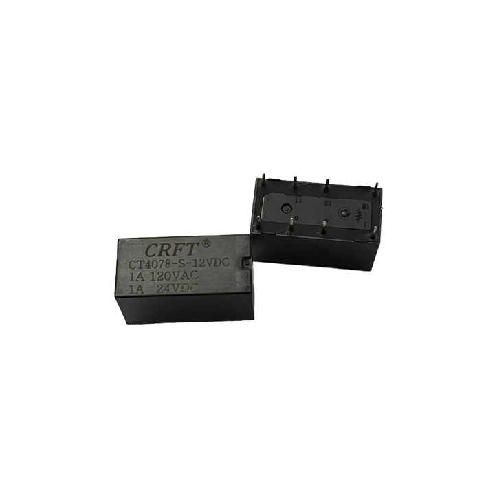 CT4078 small signal relay DPDT 8pin 1A/120VAC 2 Form C configurayions ...