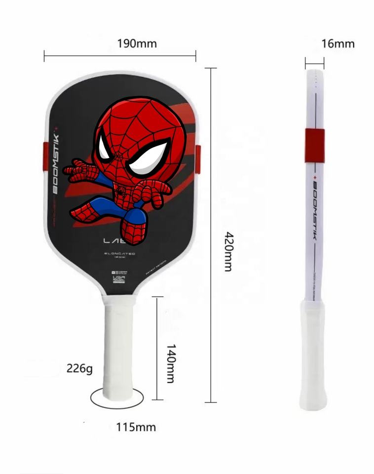 Boomstick Pickleball Paddle Tournament Grade 14mm 16mm Toray T700 Foam ...
