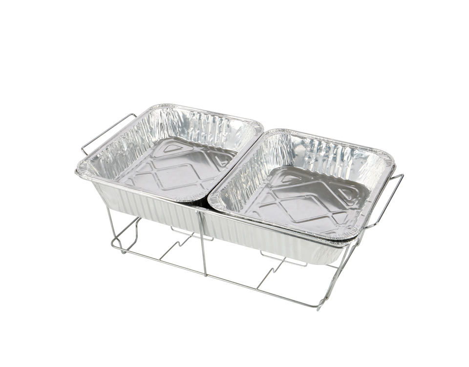 Disposable Aluminum Foil Wire Food Warmer Chafing Dishes Buffet Serving ...