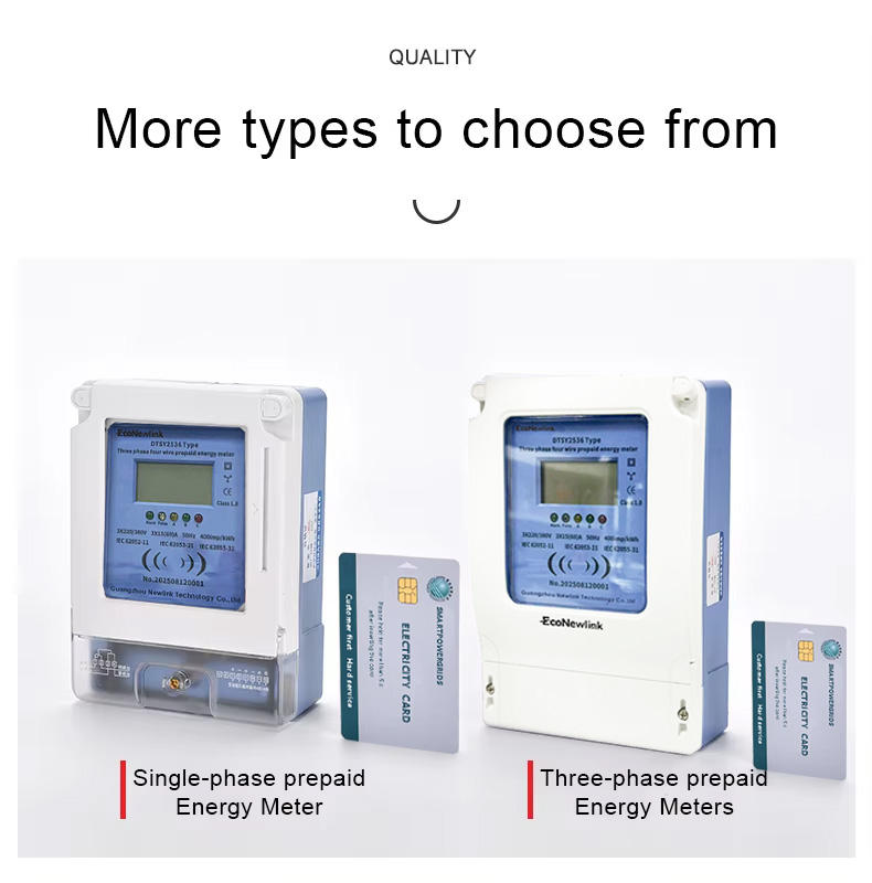 2025 Smart Wi-Fi 3-Phase Prepaid Energy Meter High Accuracy (0.5S) Wall ...