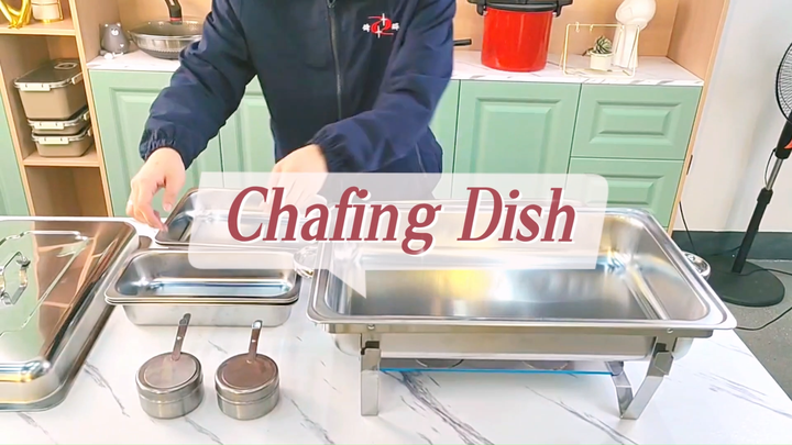 Stainless Steel Chafing Dish with Customized LOGO for Buffet Set