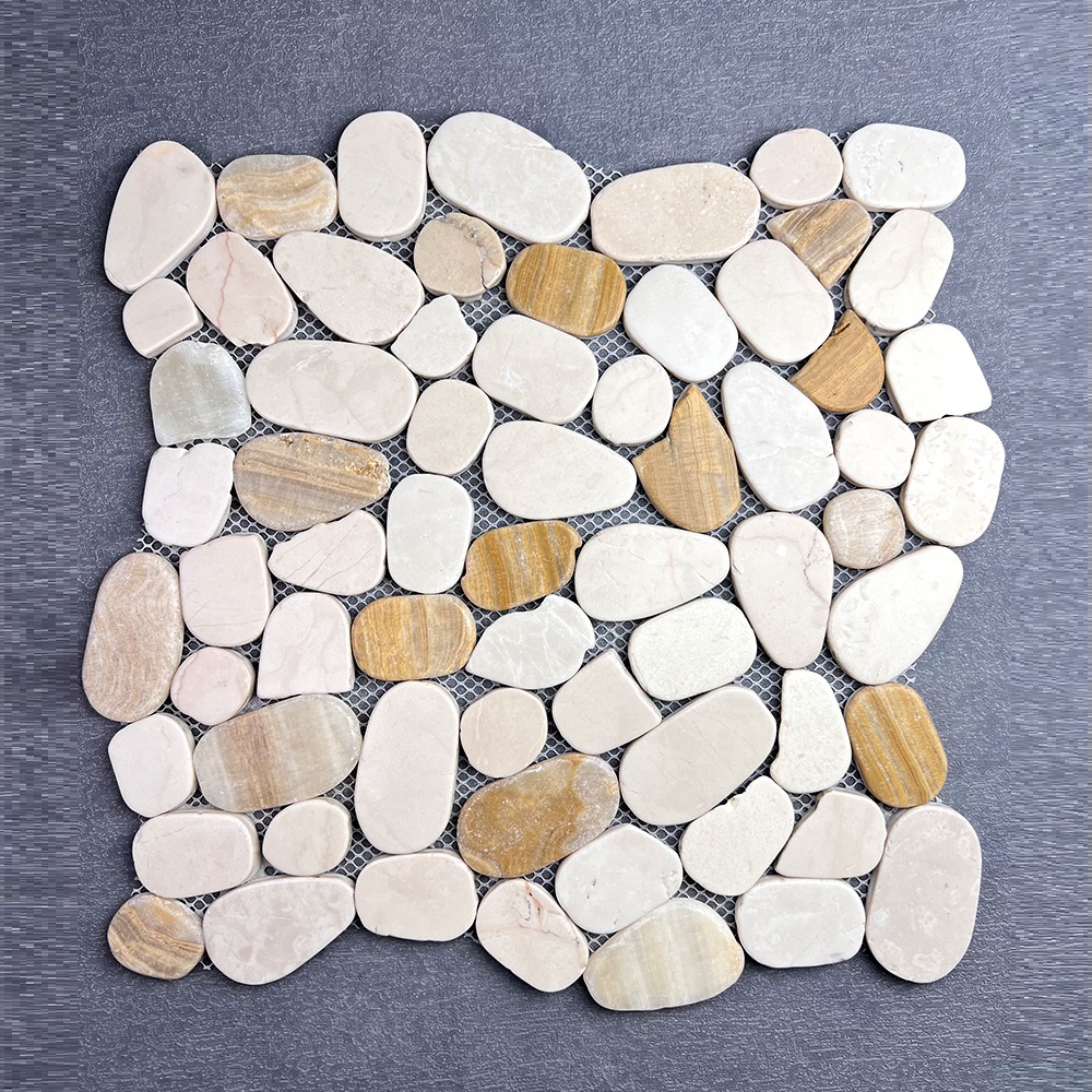 Yunfu Stone Marble Mosaic 2 - Modern Floor Medallion Design