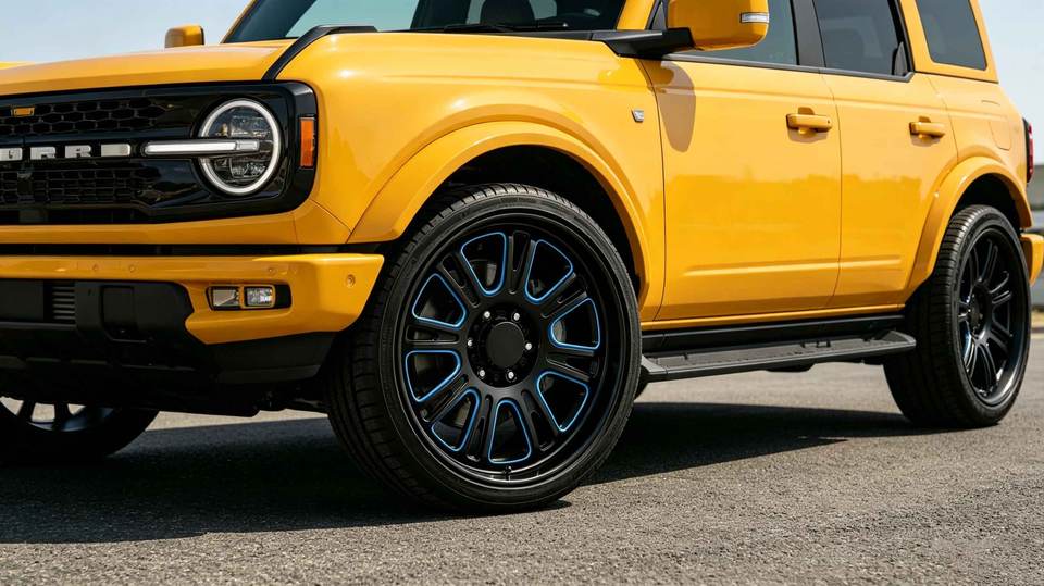 Orida 18 Inch 24x14 Forged Aluminum Off-road Wheels Black Finish 9J ...