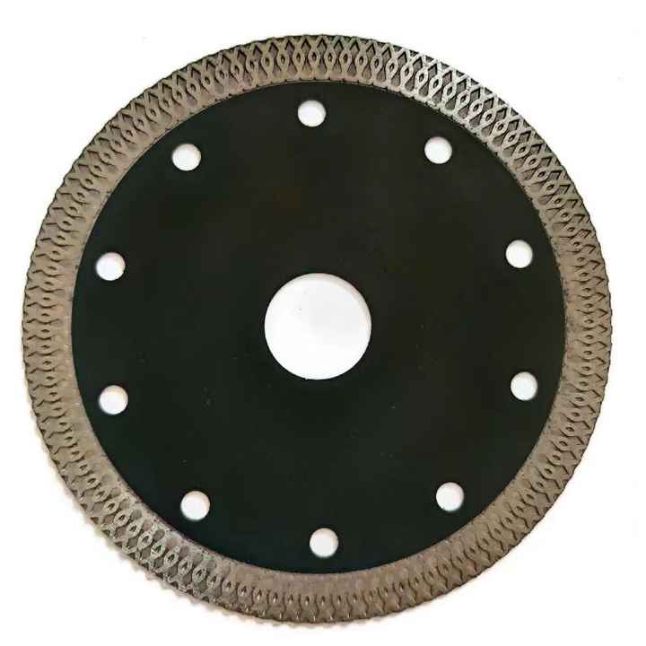 5"/125MM Super Thin Dry Wet Cutting Disc with X Teeth Turbo Mesh Rim ...