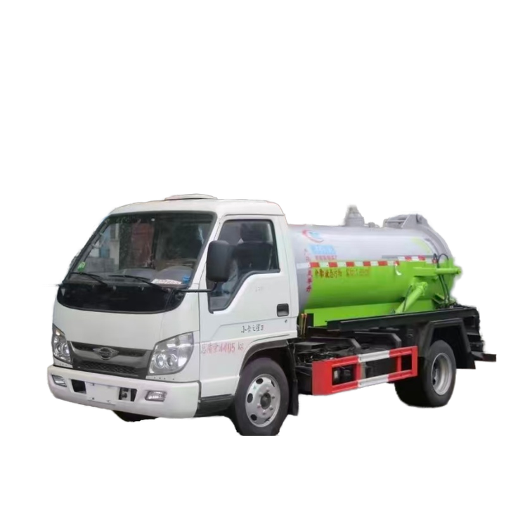 Foton Vacuum Pump Septic Small 4x2 Sewage Suction Tank Truck diesel ...