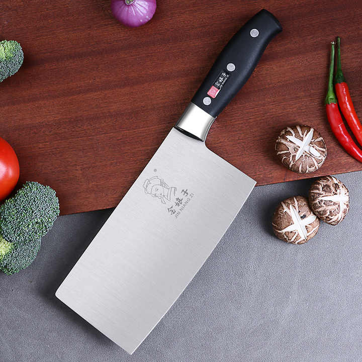 China Kitchen 7 Inch 30Cr13 Stainless Steel Meat Cleaver Small Size ...