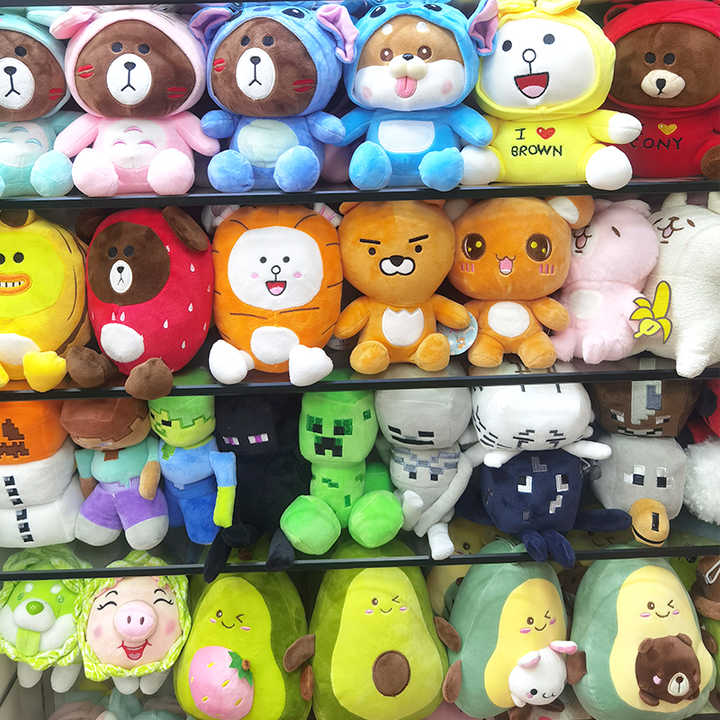 15-25cm Factory Wholesale Cheap Stuffed Animals Plush Toys Crane Claw Machine Soft Cartoon ...