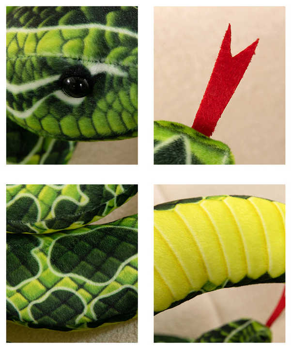 Factory Sale 300cm Giant Customized Simulation Snake Toy Soft Lifelike ...