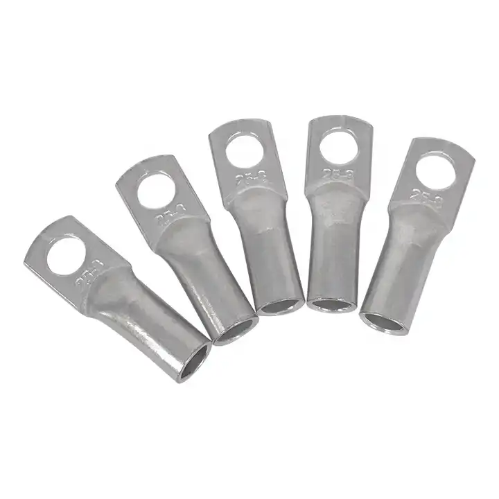 Battery Cable Lugs Non-Insulated U-Type Copper Crimp Terminals SC16-12 ...