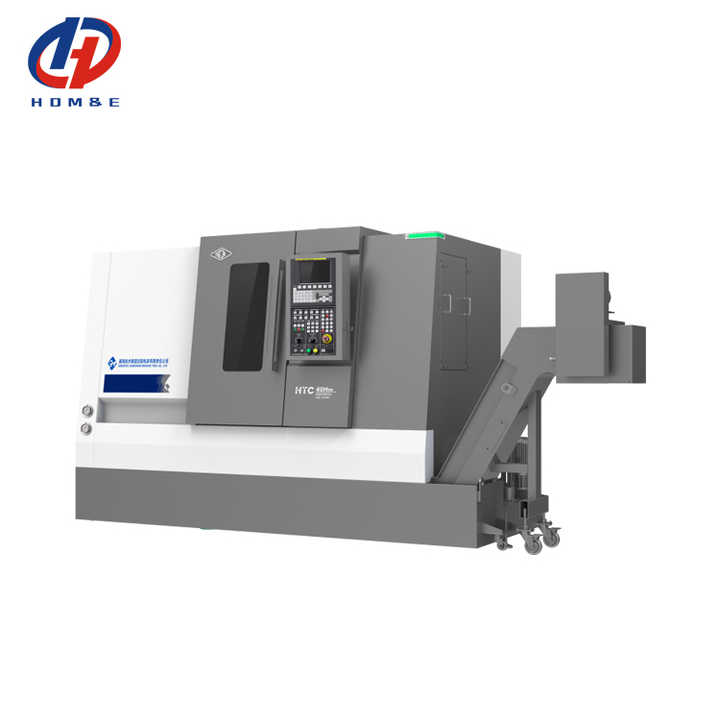 SMTCL Precision CNC Lathe Large Span Spindle HTC40H BMT55 Power Turret Slant Bed CNC Lathe With ...
