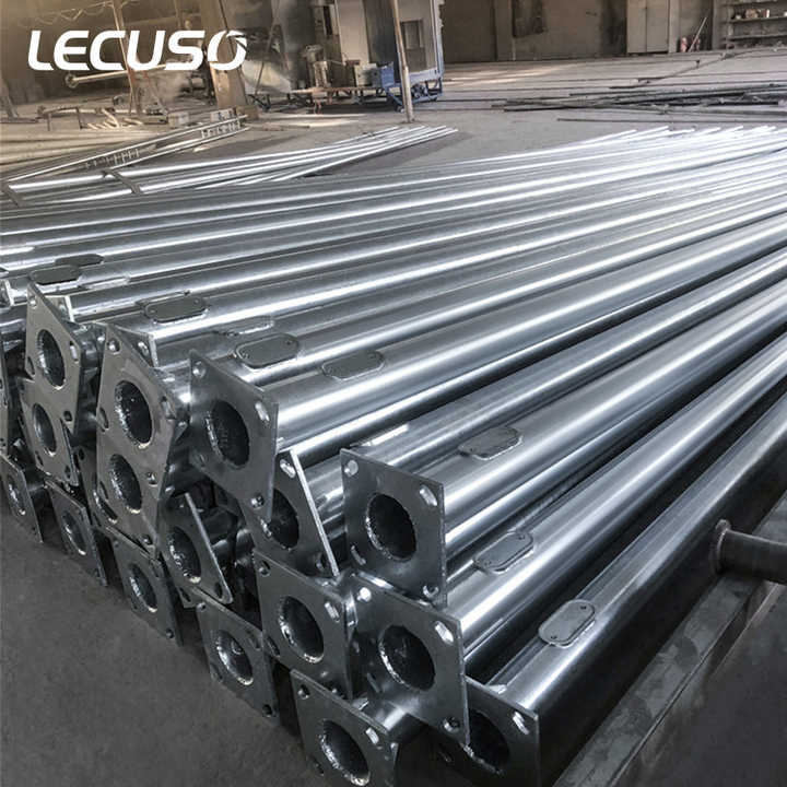 3M 4M 5M 6M 8M 10M Aluminum Traffic Light Poles Lamp Poles for Traffic ...