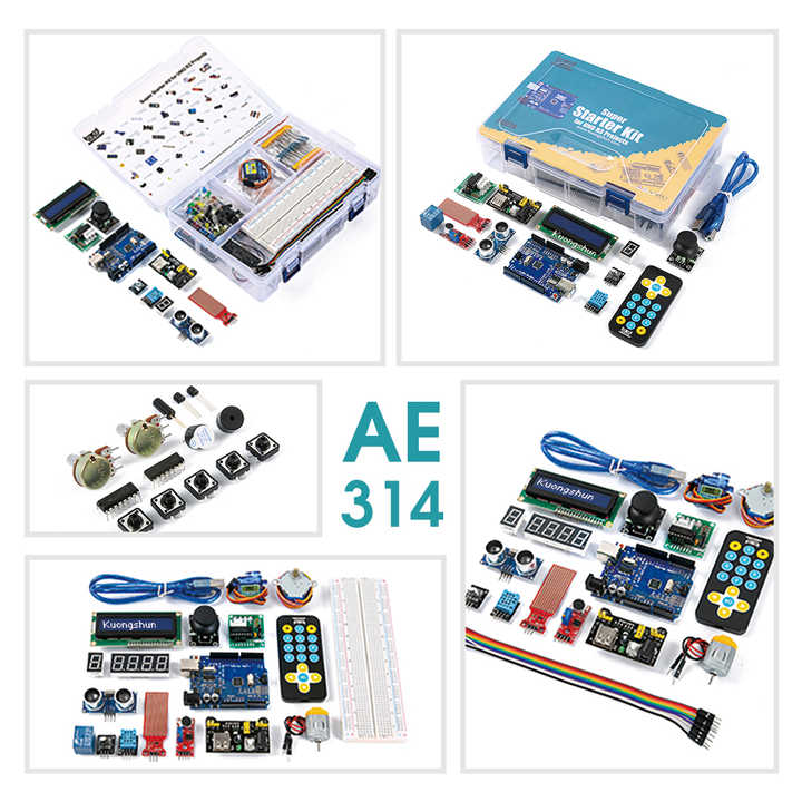 BXF Super Starter Kit - Arduino UNO with Breadboard & Jumper Wires