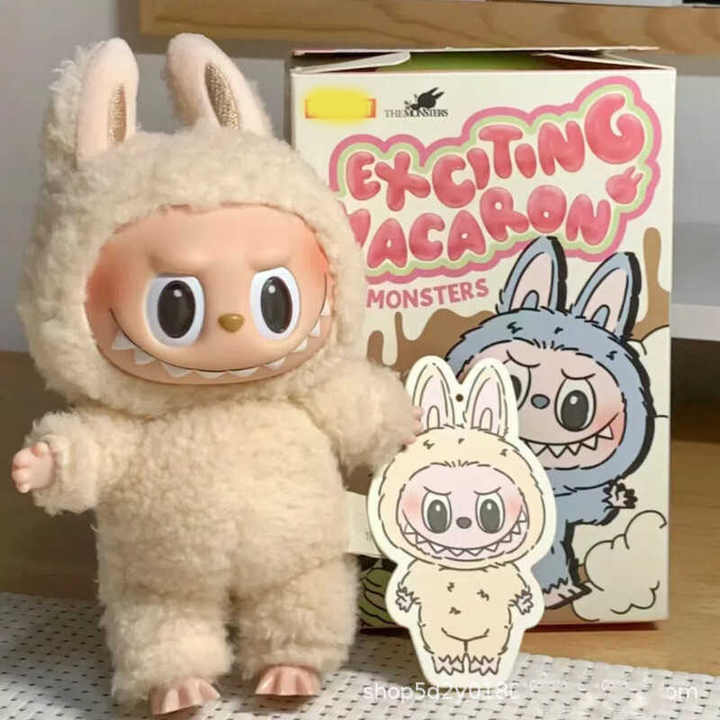 Forest Elf Macaron Labubu Vinyl Face Blind Box Plush Doll Toy LABUBU ...