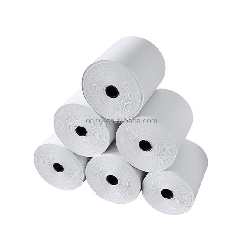 Thermal Paper Roll 80x80 White Cash Register Paper Single Layer UV ...