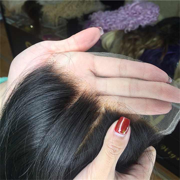 HD Lace Closure 5x5 Human Hair Hd Lace Frontal Closure Brazilian Raw ...