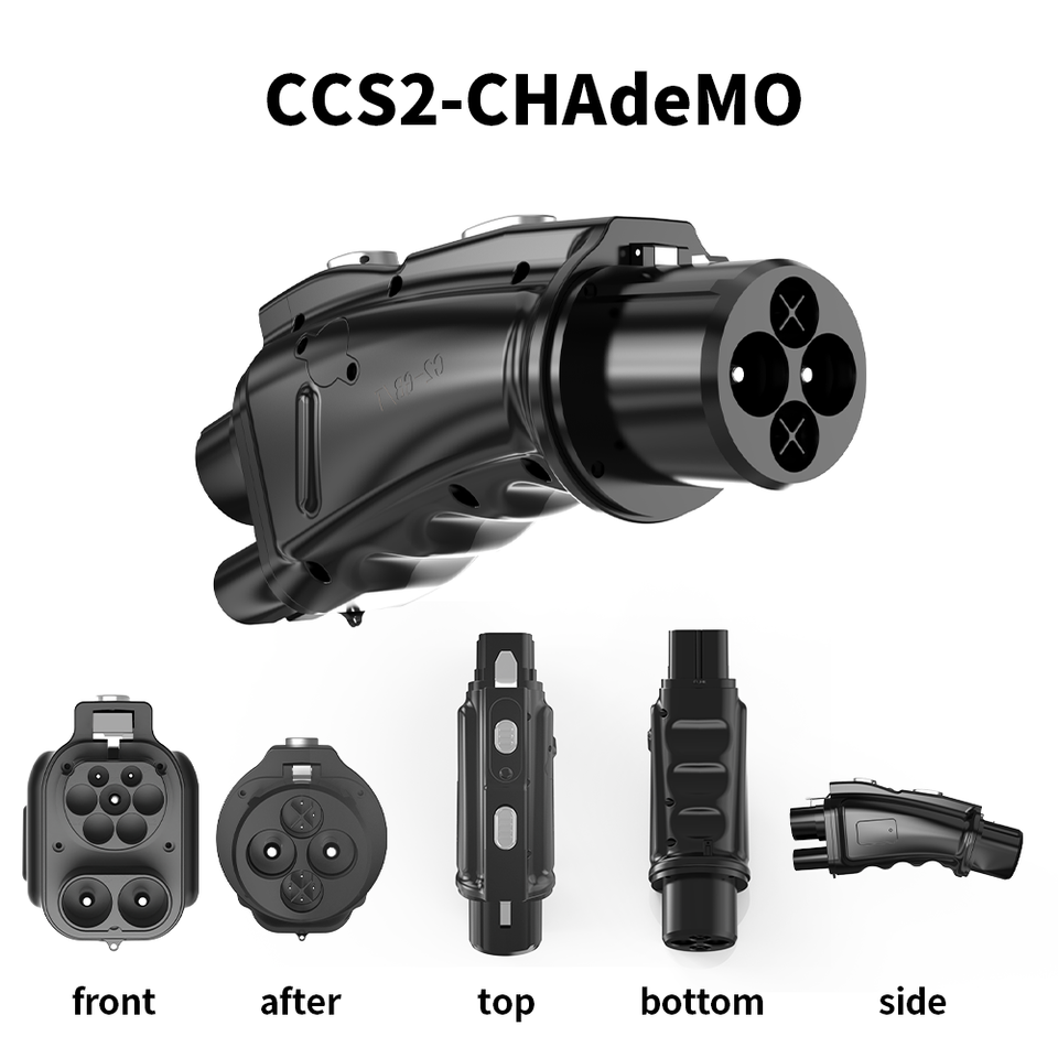 Wholesale CCS2 to CHAdeMO Portable EV Connector 250A 1000V DC IP54 CE ...