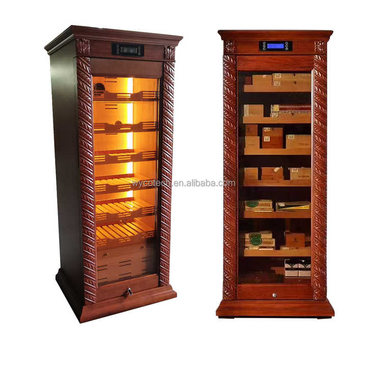 For Smoke Shop Electric Cigar Humidor with Peru Spain Cedar Wood ...