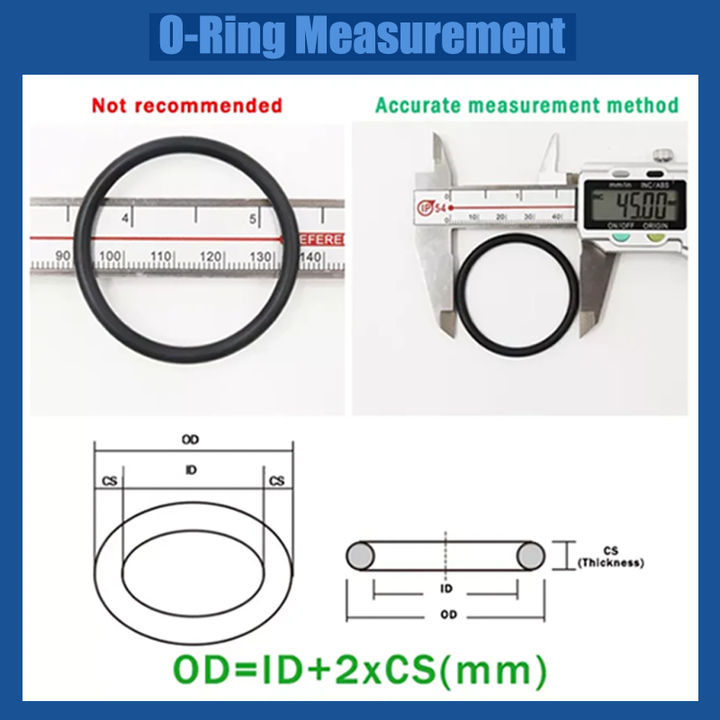 Silicone O-ring High Temperature Water Faucet Food Medical Grade Silicone Ring Leakproof Cs 5mm ...