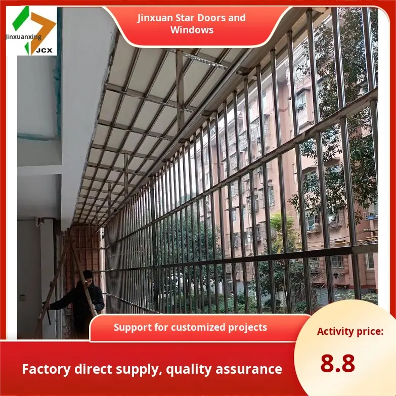 304 Stainless Steel Anti-Theft Sliding Horizontal Soundproof Balcony ...