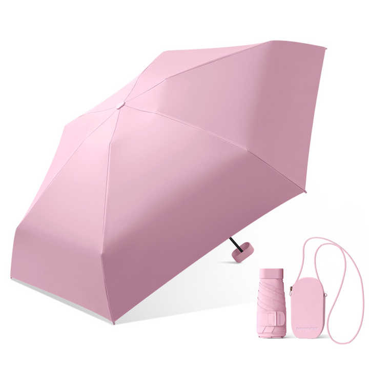 DD1991 Lightweight 6 Folding Parasol - Perfect for Travel