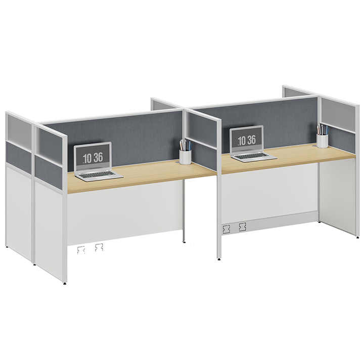 Employee 4 Person Linear Office Workstation Work Station Modern Ceo ...