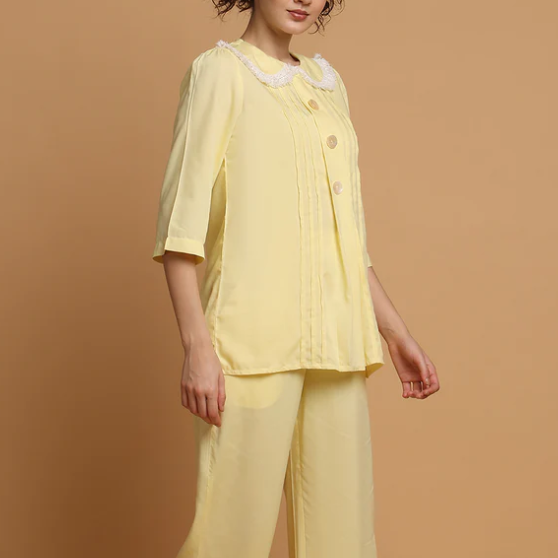 Custom logo Wholesale Women Floral Lace Pajamas Set Bamboo Modal ...