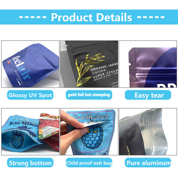 Custom Printed Game Card Toy Plastic Packaging Pouches