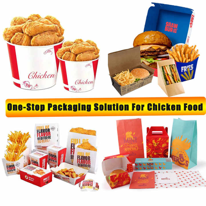 Custom Paper Food Buckets - Durable & Recyclable
