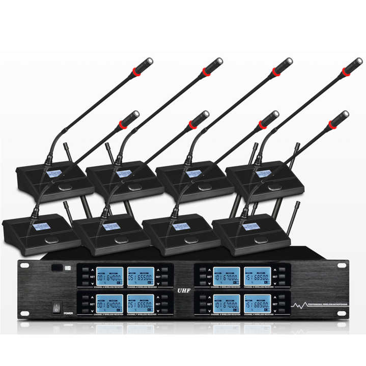 Professional Audio Conference Equipment Digital Uhf Wireless Microphone ...