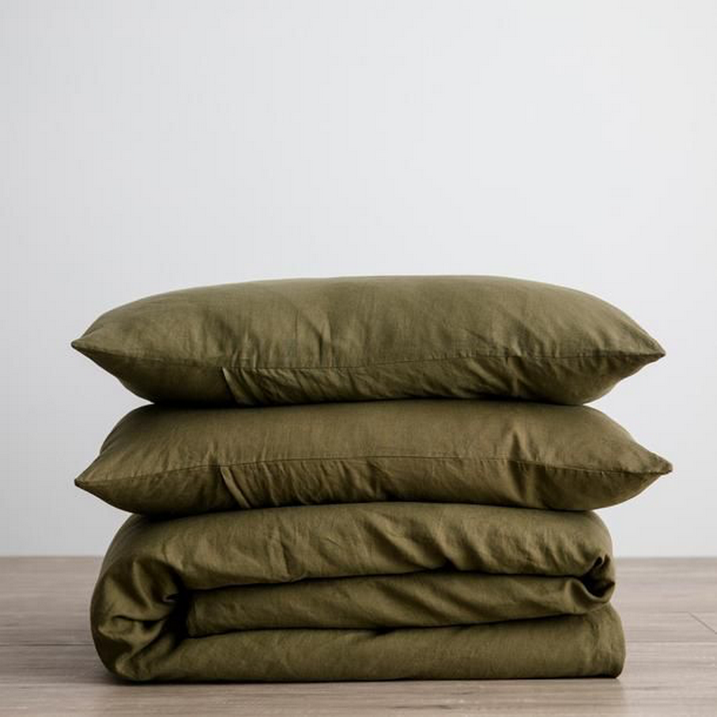 30 Color Flax Linen Bedding Sets - 100% Pure French Linen