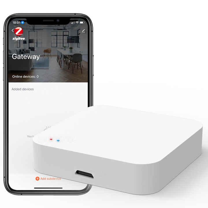 YIERYI Wireless Hub Zigbee 3.0 - Smart Life Tuya Gateway
