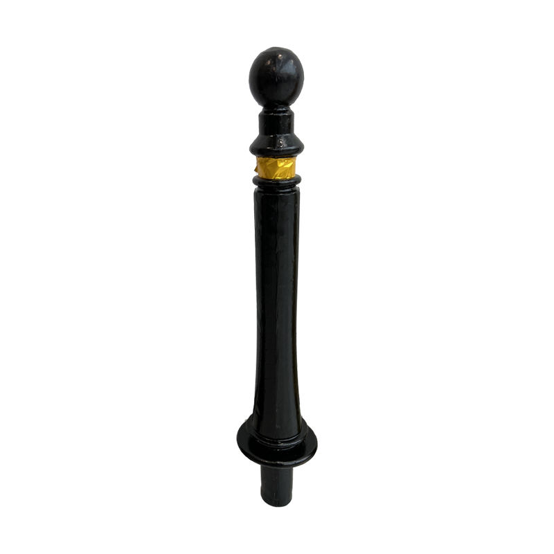 Hotel Iron Column Bollard With Built in LED Lighting Provides Safety ...