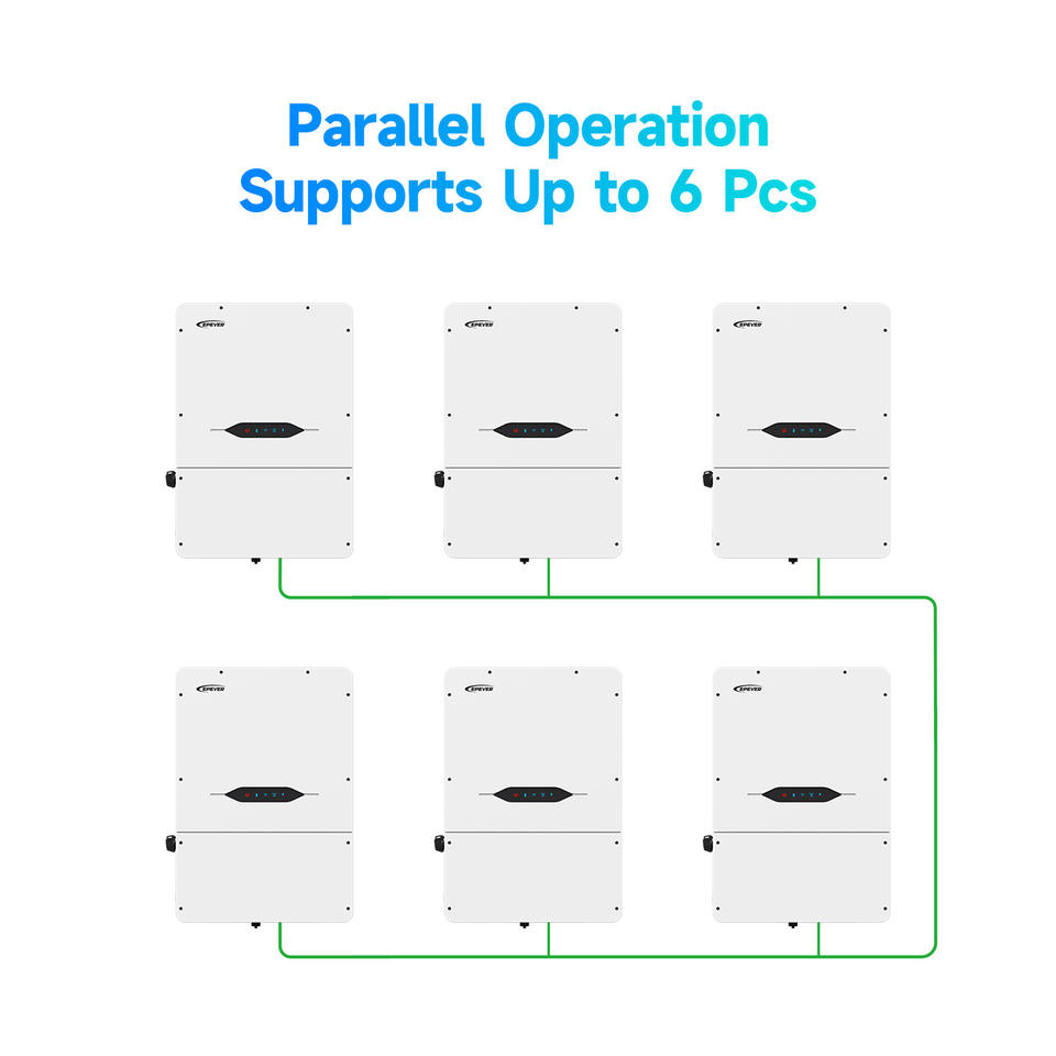 EHD Series Dual Output 6-12KW High 580VDC PV Input Voltage 4 MPPTs Max ...