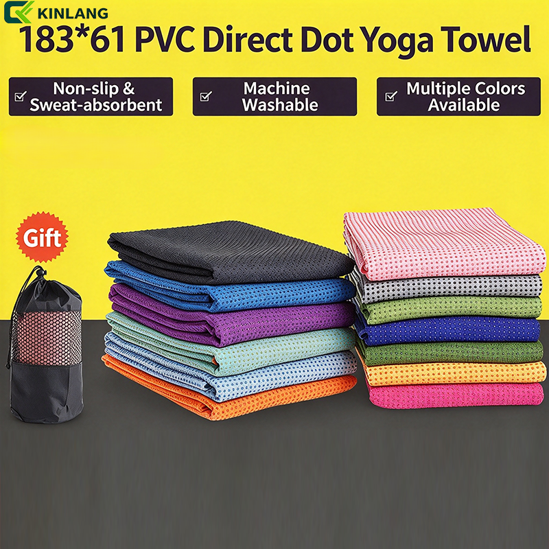 Custom Private Logo Yoga Mat Towel Non Slip Portable Anti Slip ...