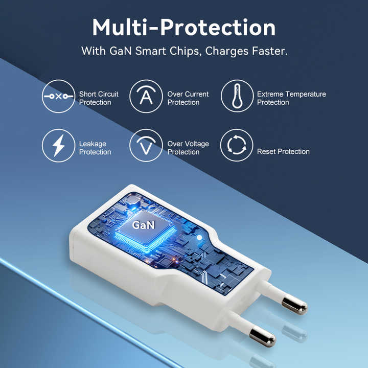 KC KCC Certified KR Plug Gan Charger - 30W Fast Charging