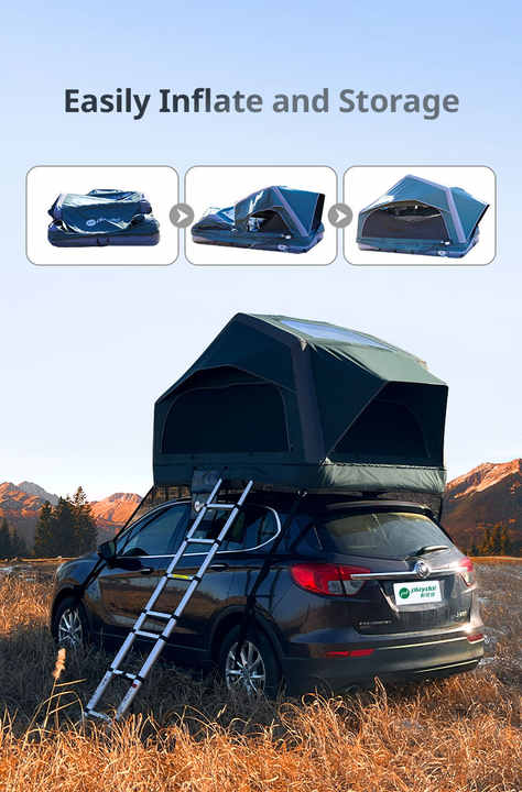 OEM Logo Inflatable Roof Top Tent - Waterproof & Spacious