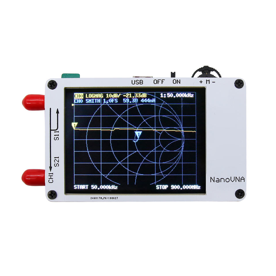 Nanovna Vector Network Analyzer - 50khz-900mhz Antenna Analyzer