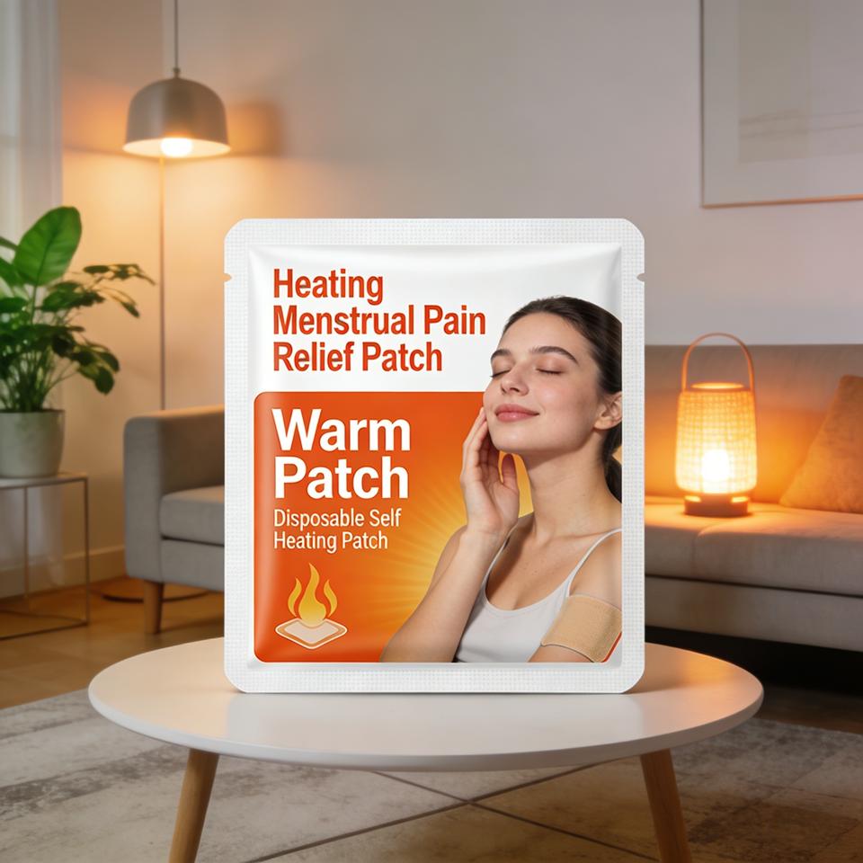 Self Heating Menstrual Patch 8 Hours Body Heat Patch Disposable OEM ...