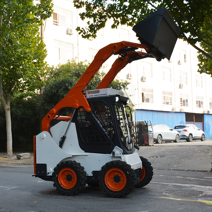Skid Steer Loader - Earthmoving Machinery with Attachments