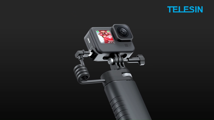 Telesin 18W PD Charger 10000mAh Rechargeable 0.9m Selfie Stick for ...