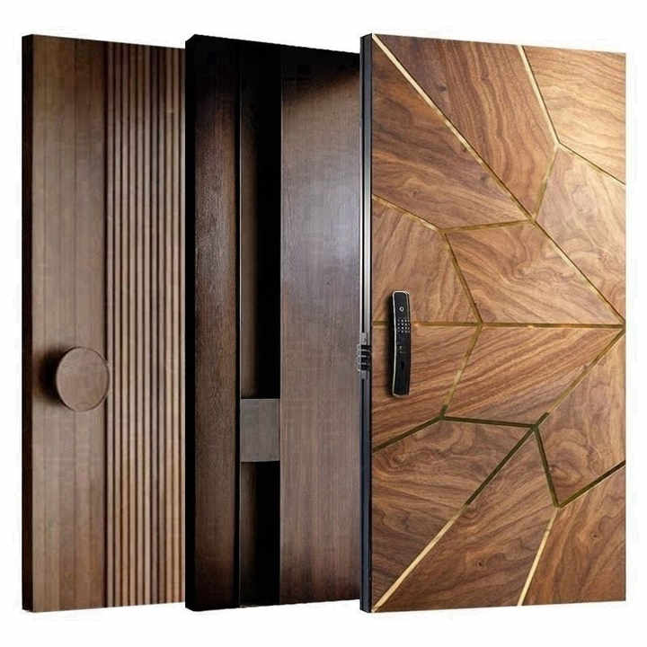 Solid Wood Entrance Doors - Durable, Stylish, and Waterproof