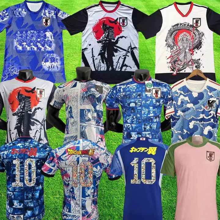 Japan Soccer Jerseys Cartoon ISAGI ATOM TSUBASA MINAMINO KIDS KIT Pink ...