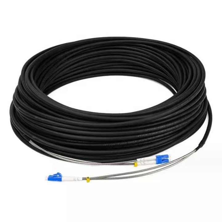 High Performance CPRI Cable Waterproof Armored LC To LC Single Mode ...